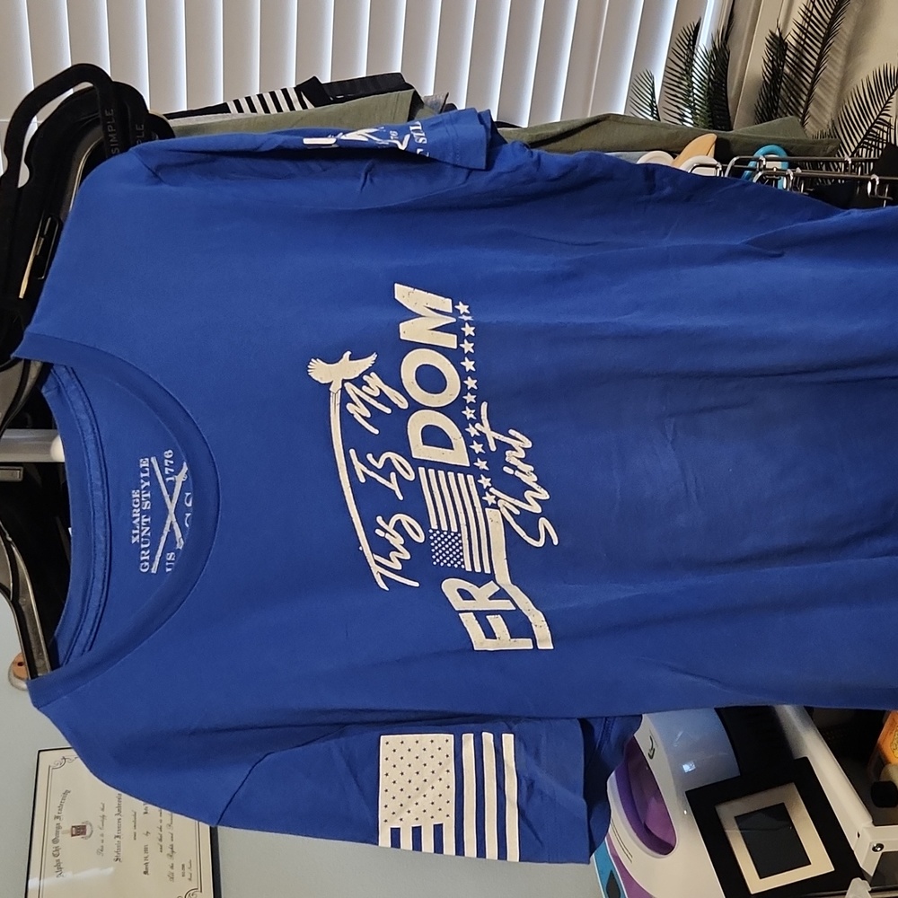 This Is My Freedom Shirt Grunt Style - Gem